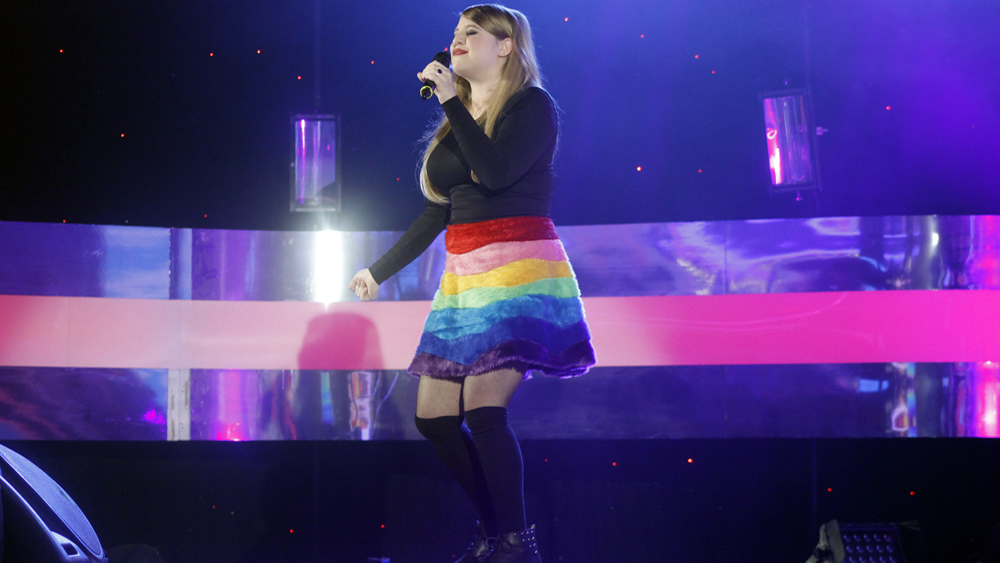 Meghan Trainor cantó "Lips are movin" - Teledoce.com