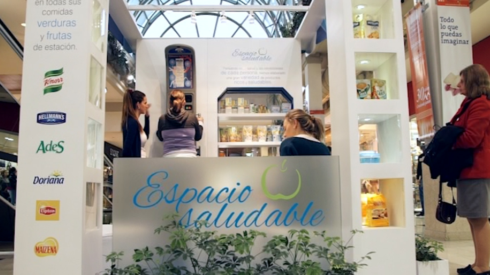 En octubre Unilever realizó su clásico stand de Espacio Saludable en ...
