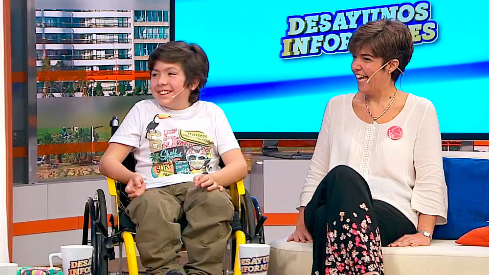 Conocemos a Tomás Valiente Cabrera, el niño Teletón 2015 - Teledoce.com