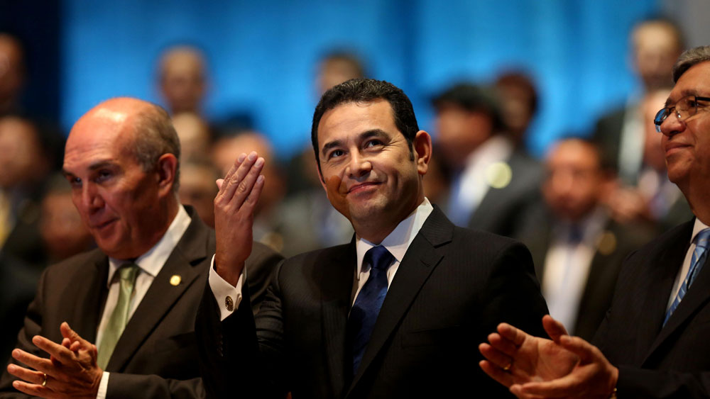 El comediante Jimmy Morales asumió como presidente de Guatemala ...