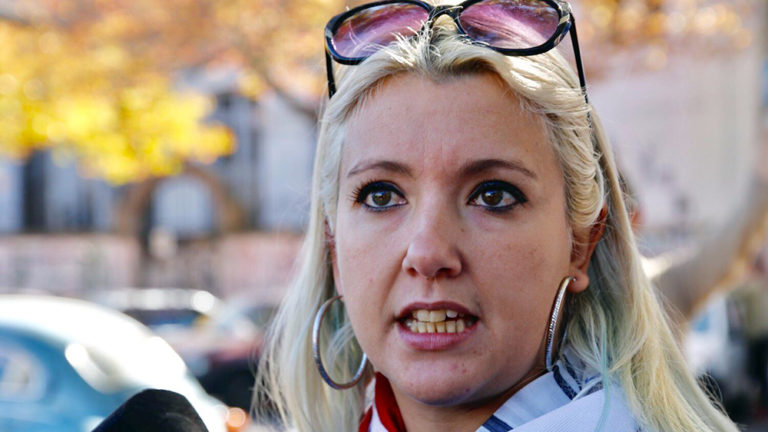 Valeria Ripoll decidió concurrir al acto del Primero de Mayo pero no ...