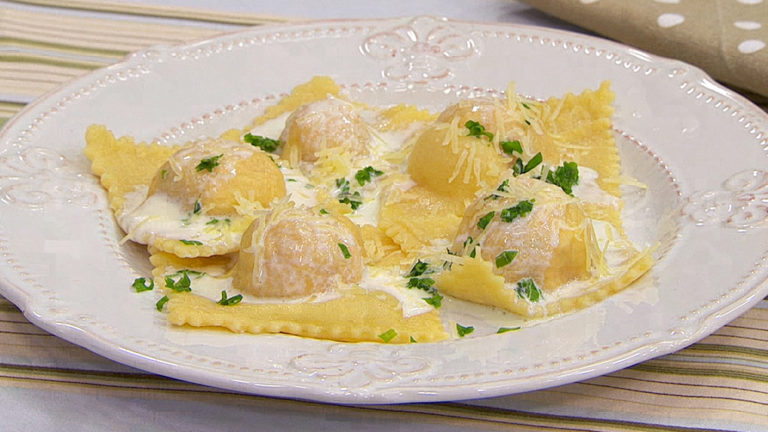 Raviolones de calabacín - Teledoce.com