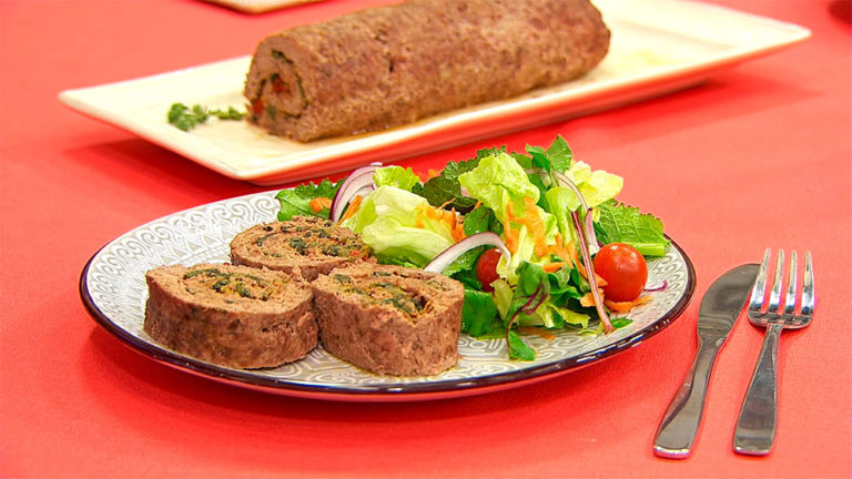 Rollo de carne y vegetales - Teledoce.com