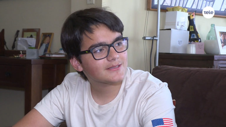Emiliano Rodríguez tiene 13 años y es uno de los ganadores del desafío ...