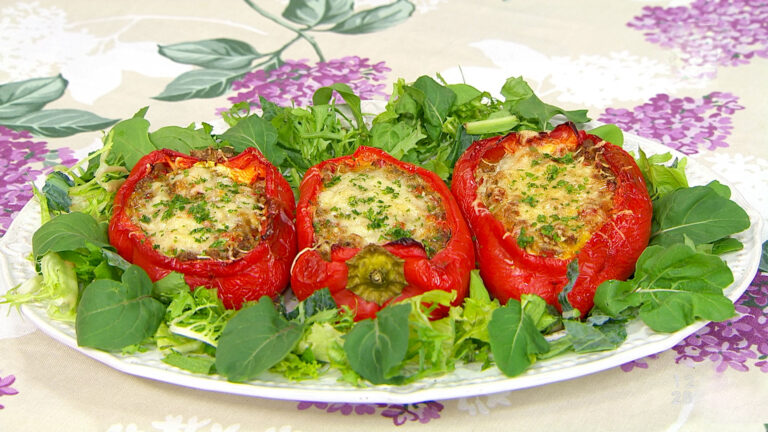 Morrones rellenos - Teledoce.com